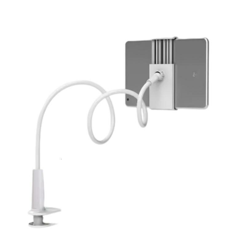 Держатель для телефона и планшета на кровать с гибким рычагом 70 см, Белый