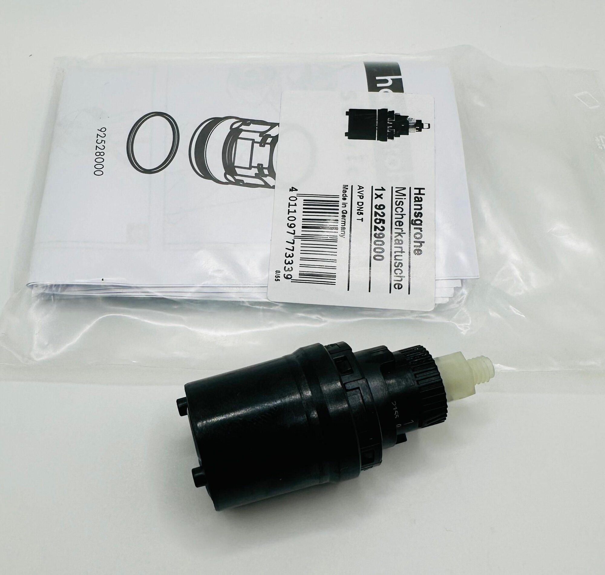 Картридж с кнопочным механизмом к смесителям из коллекции Select Hansgrohe 92529000