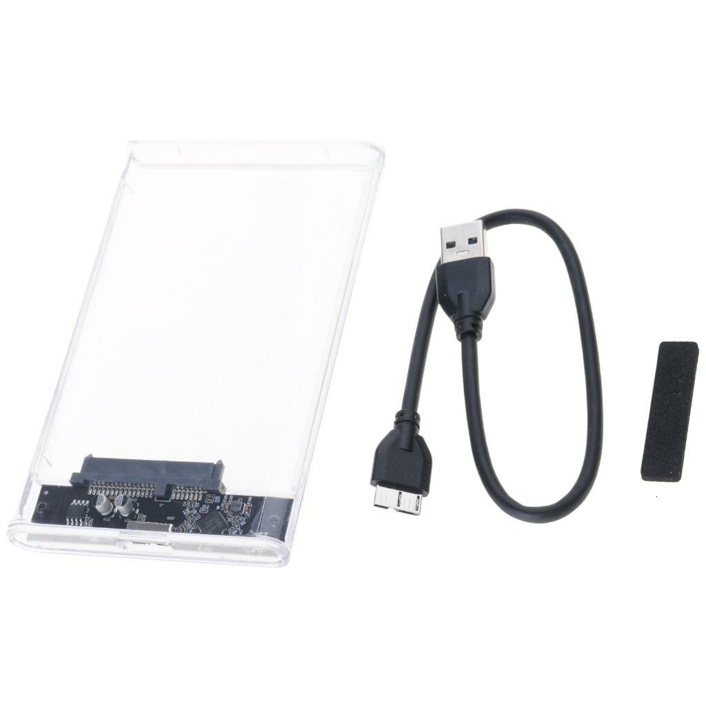 Внешний корпус для HDD 2,5″, Прозрачный - USB3.0 Вход