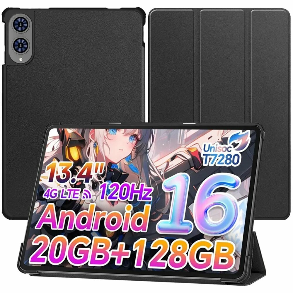 Подходит для Teclast T65/ODEA A13 13.4'-дюймовый чехол для планшета Teclast T65/ODEA A13 Универсальный кожаный чехол с защитой от падения