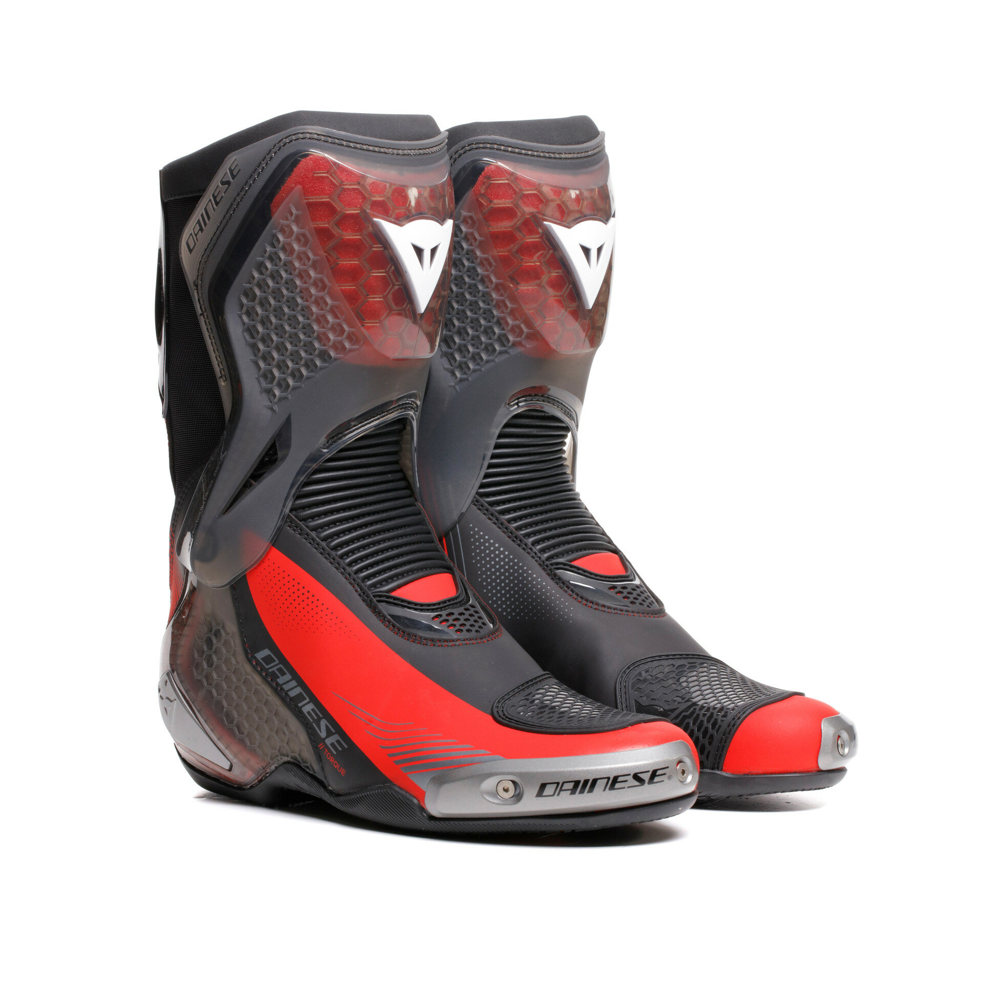 Мотоботы Спортивные Мужские Dainese Torque 4S Boots Black/Red-Lava, 43