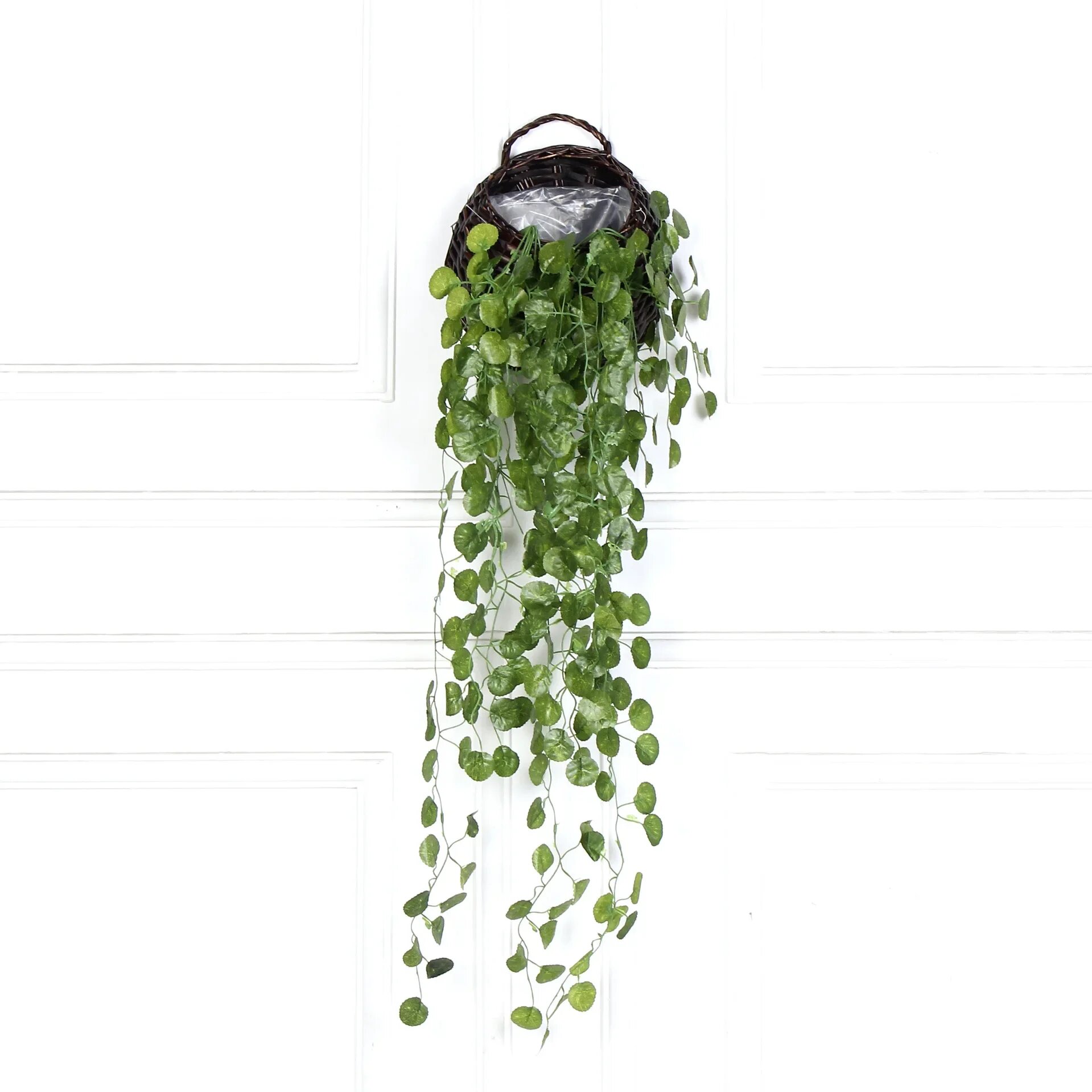 Искусственный укроп в корзине, 90 см, Begonia wall hanging