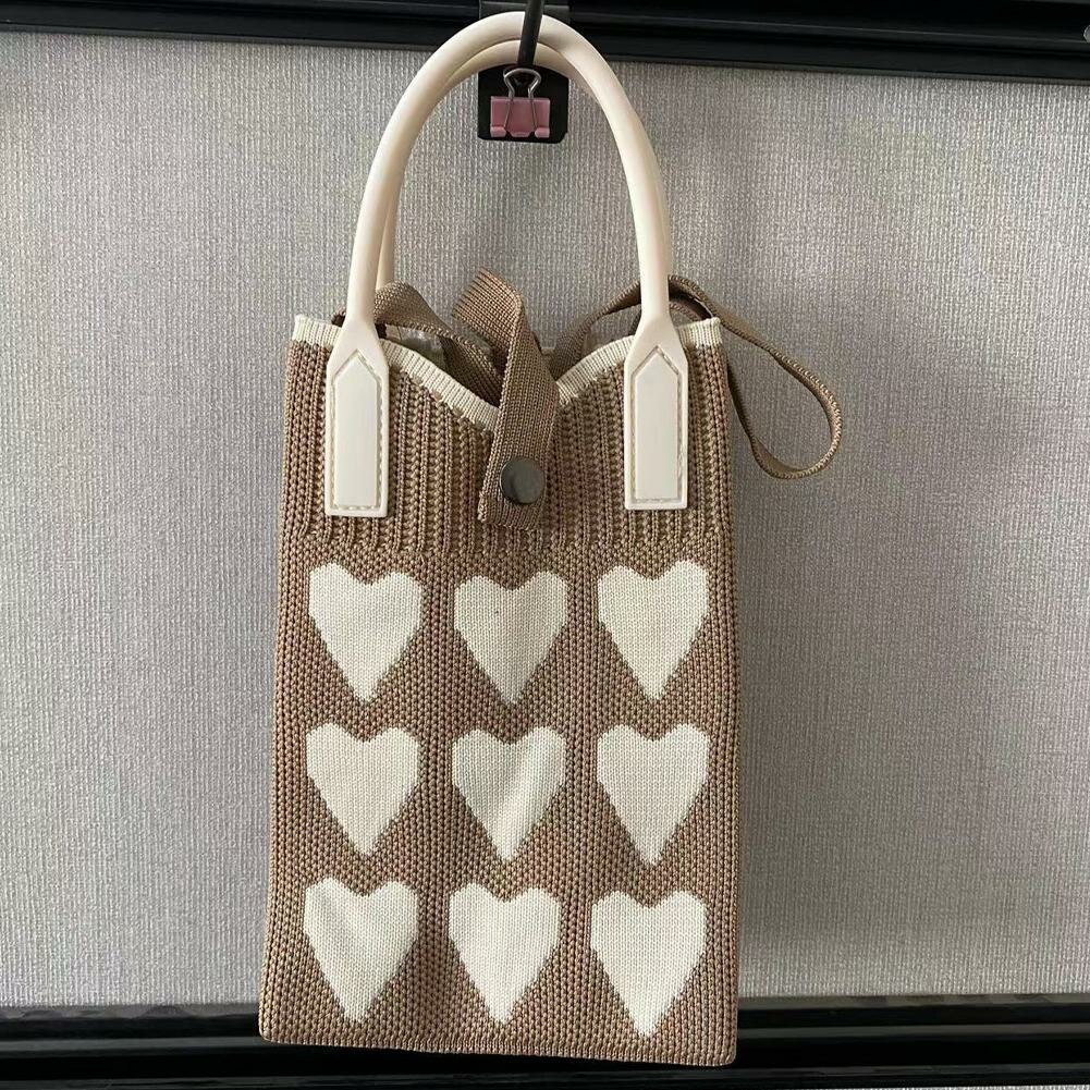 Сумка для мобильного телефона портативная вязаная сумка