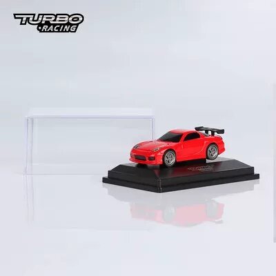 Миниатюрная радиоуправляемая электрическая дрифт-машинка TURBO RACING 1:76 (модели C71, C72, C73, C74) Красный корпус