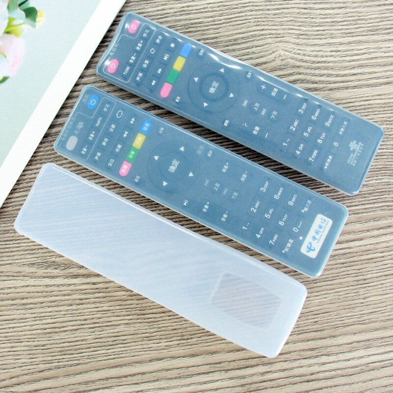 ✅Защитный чехол для телевизора, силиконовый чехол для пульта, прозрачный чехол для пульта, водонепроницаемый чехол для пульта кондиционера, антиударный, новый стиль
