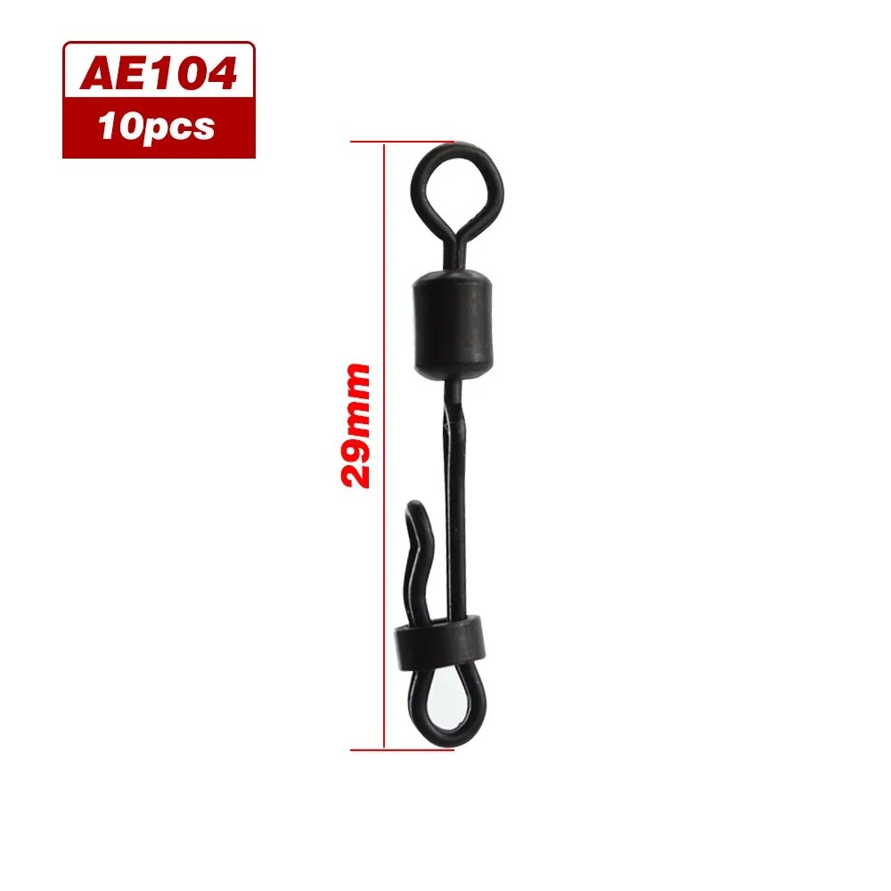Вертлюг рыболовный AE104, 10 шт.