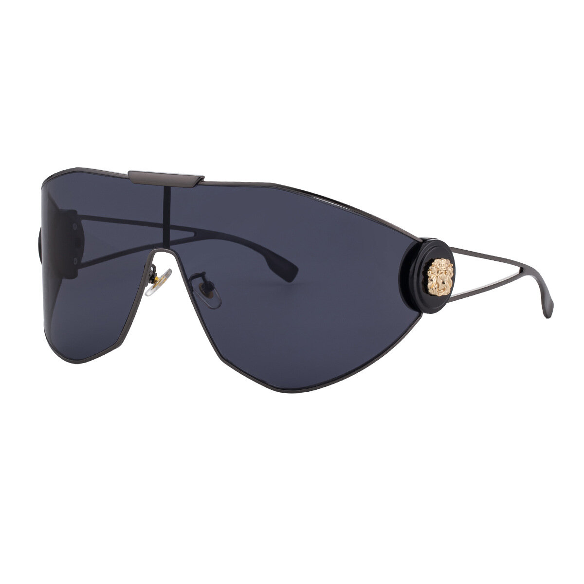 20262025 Новые европейские и американские модные спортивные солнцезащитные очки с полной рамкой для женщин, интегрированные линзы, для велоспорта на открытом воздухе, защита от солнца, женские кросс-бордерные