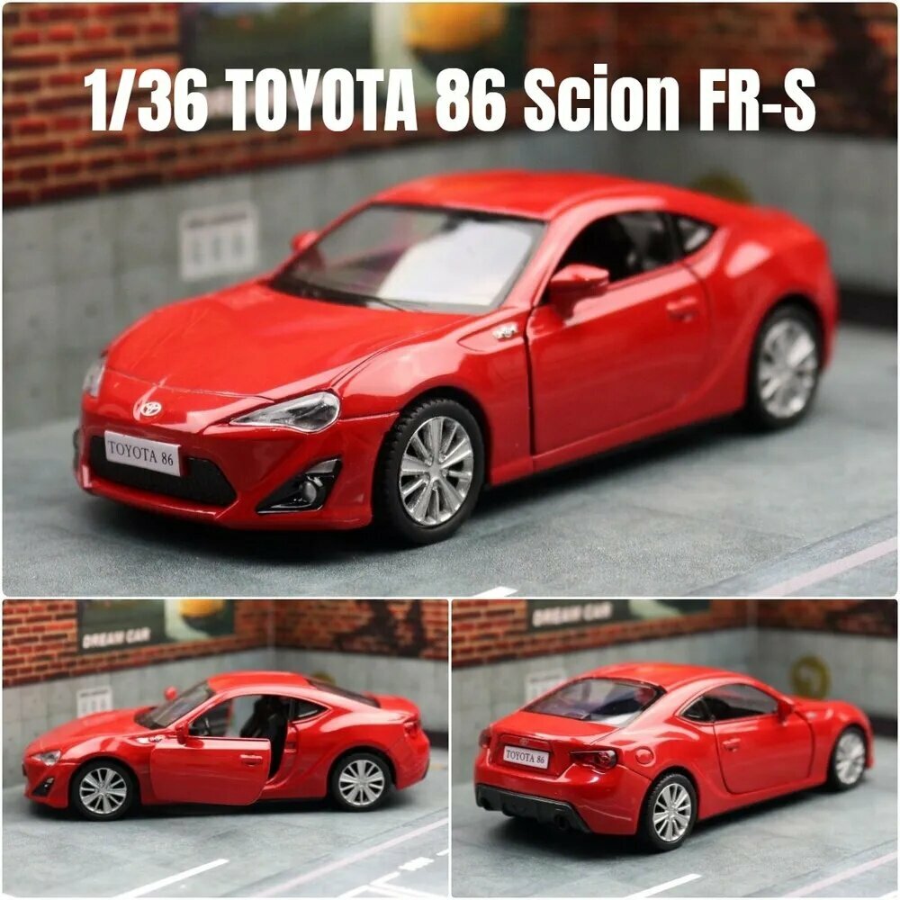 RMZ CITY 1/36 Коллекционная металлическая машина TOYOTA GT 86 Scion FR-S