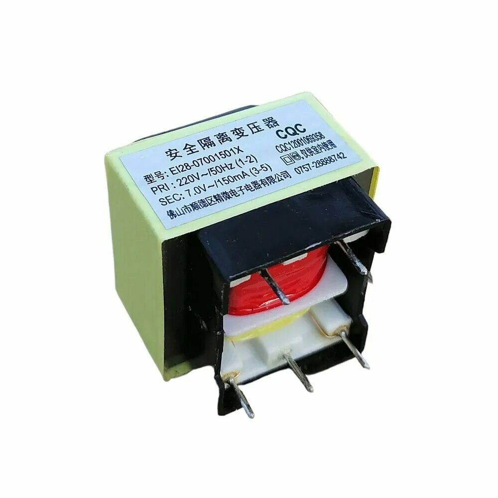 Плата питания водонагревателя 7V150mA EI28-07001501 Малый трансформатор 5-контактный