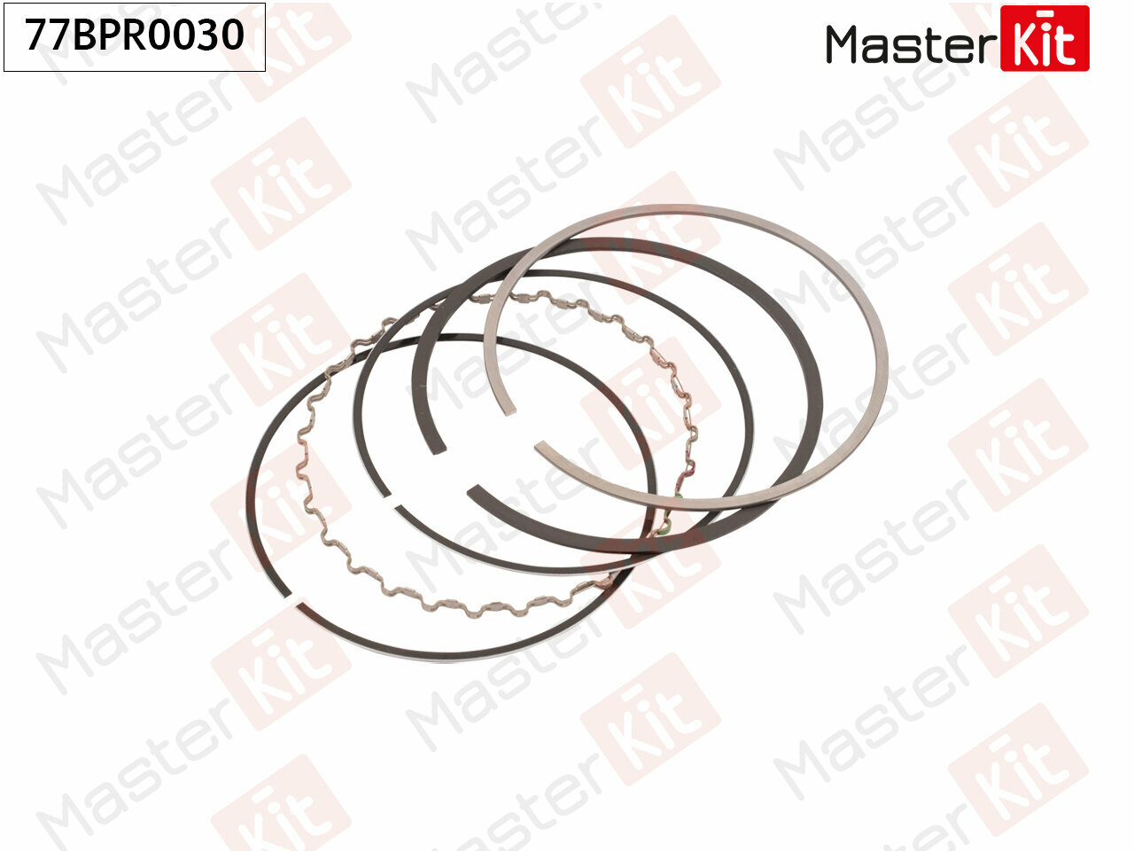 Кольца поршневые комплект на 1 поршень 0 25 TOYOTA 1ZZ-FE 3ZZ-FE MASTERKIT 77BPR0030