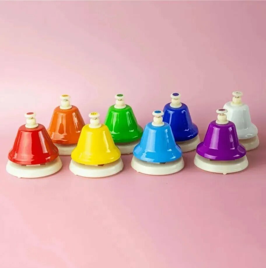 FLIGHT FBELL-8H Колокольчик. Набор диатонических музыкальных колокольчиков (8 шт)