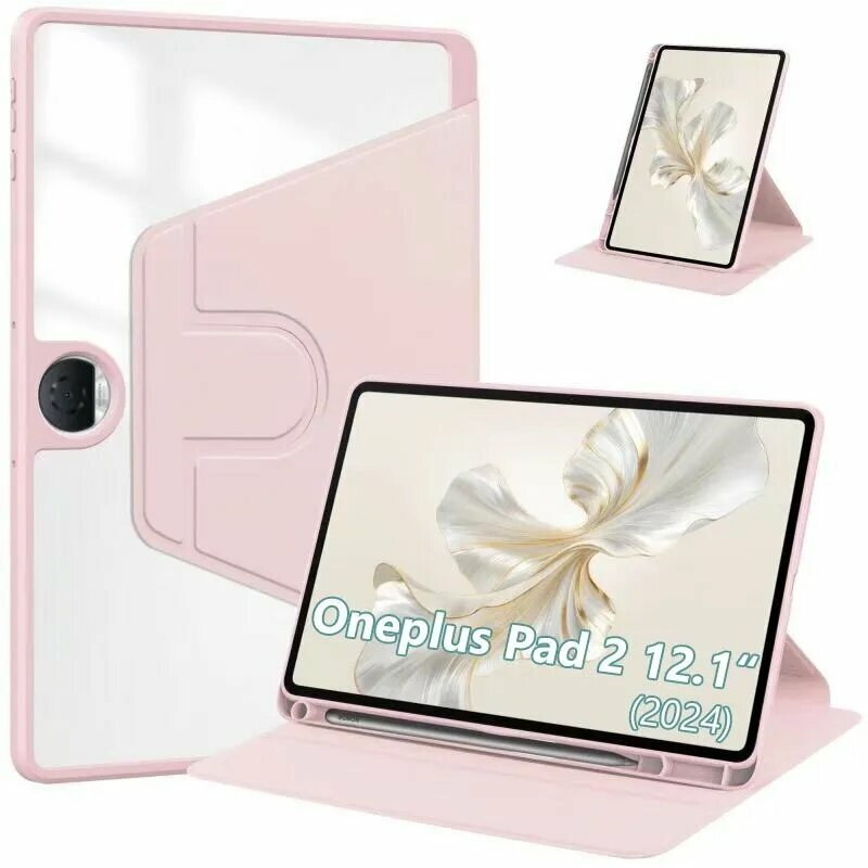 Вращающийся чехол для Oneplus Pad 2 противоударный чехол , для Oneplus Pad 2 12.1"(2024)