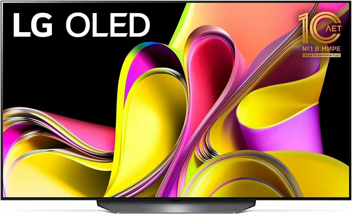 55" Телевизор LG OLED55B3RLA. ARUB, OLED, 4K Ultra HD, черный, смарт ТВ, WebOS