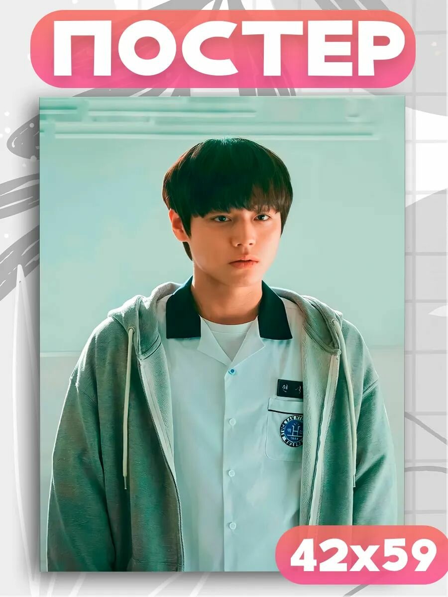 Постер на стену Слабый Герой дорама