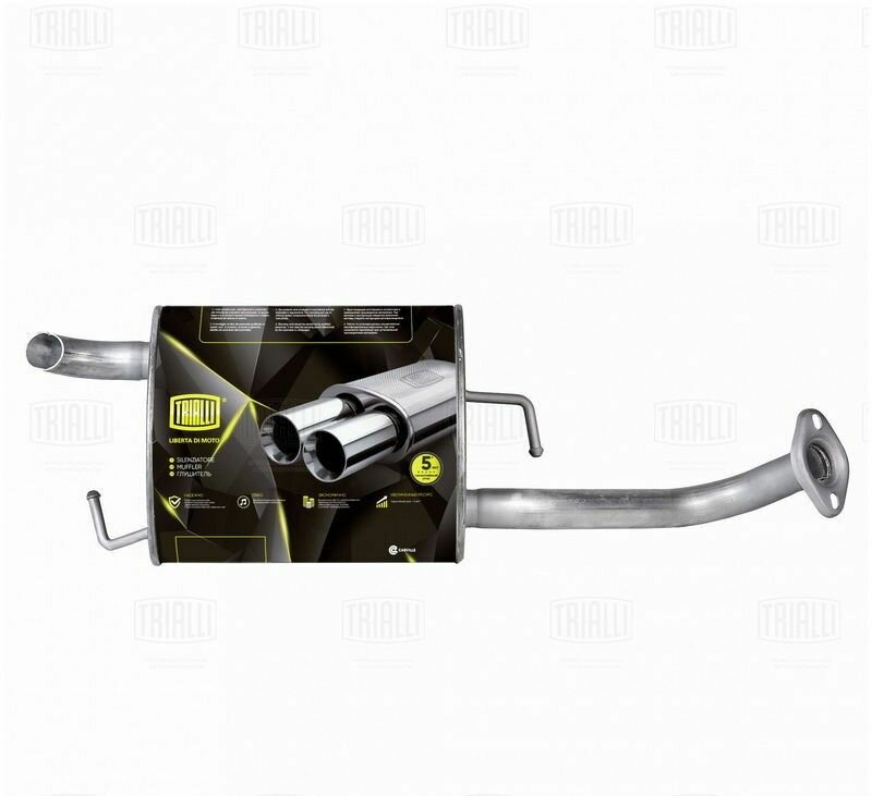 Глушитель для а/м Lifan Solano (10-) осн. (алюм. сталь)