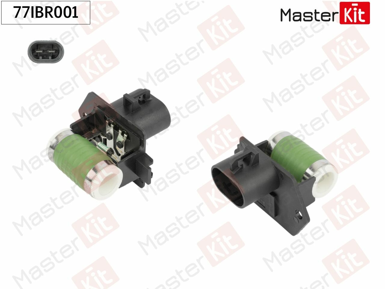 Резистор вентилятора Opel CORSA, D S07 2006 - 2014 MasterKit 77IBR001
