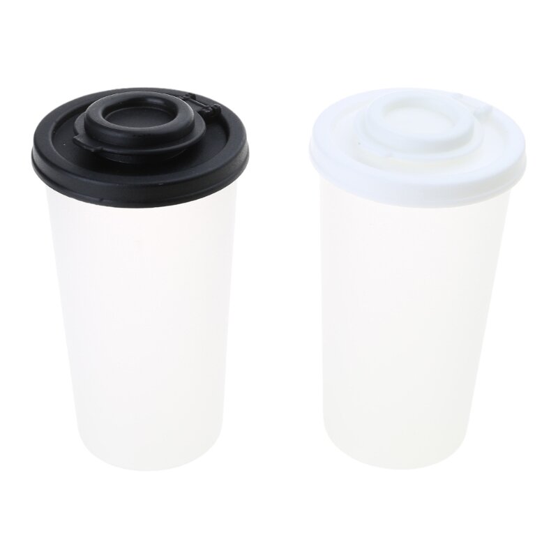 Набор из 2 Шейкеров для Соли и Перца, Влагостойкий Пластиковый Дозатор Специй, Бутылочки для Приправ для Пикника и Кемпинга