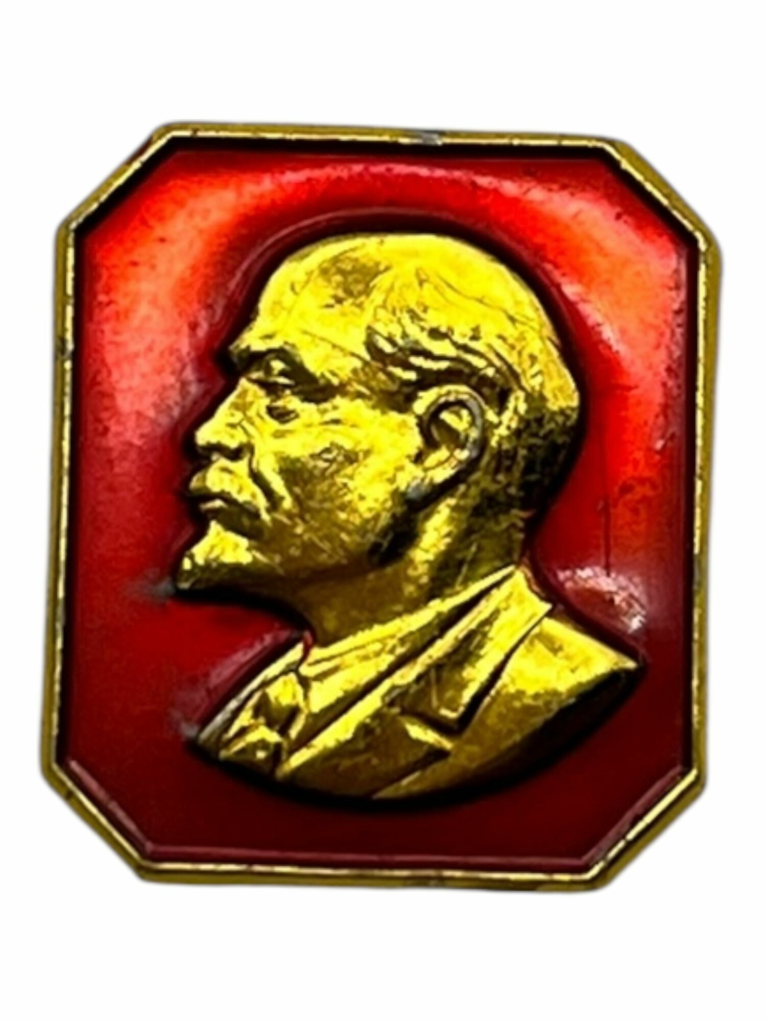 Советский винтажный значок, В. И. Ленин, сделано в СССР