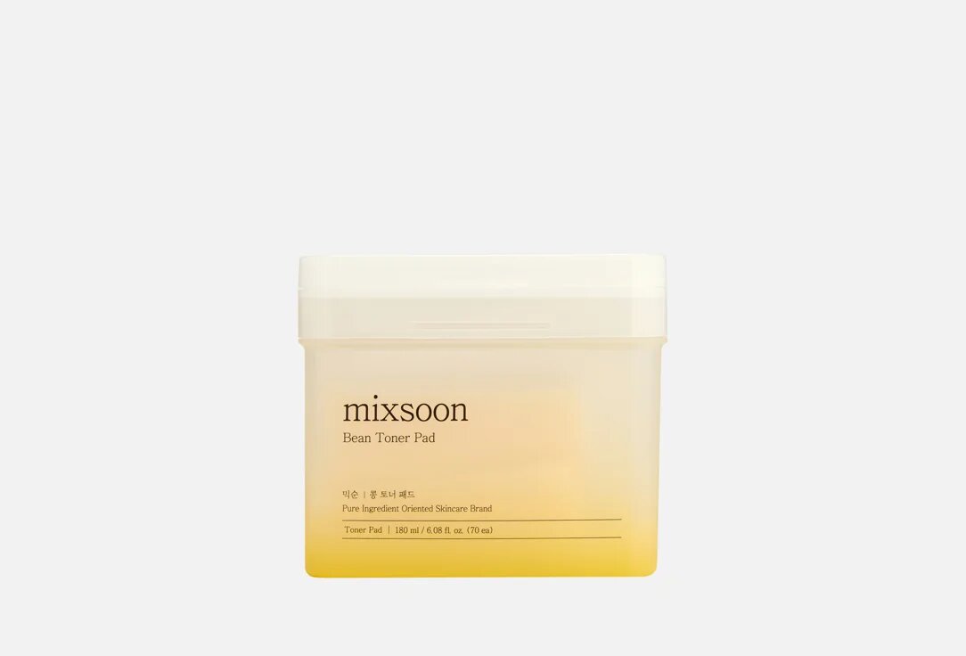 Mixsoon Bean Тонер-пэды для лица 60шт