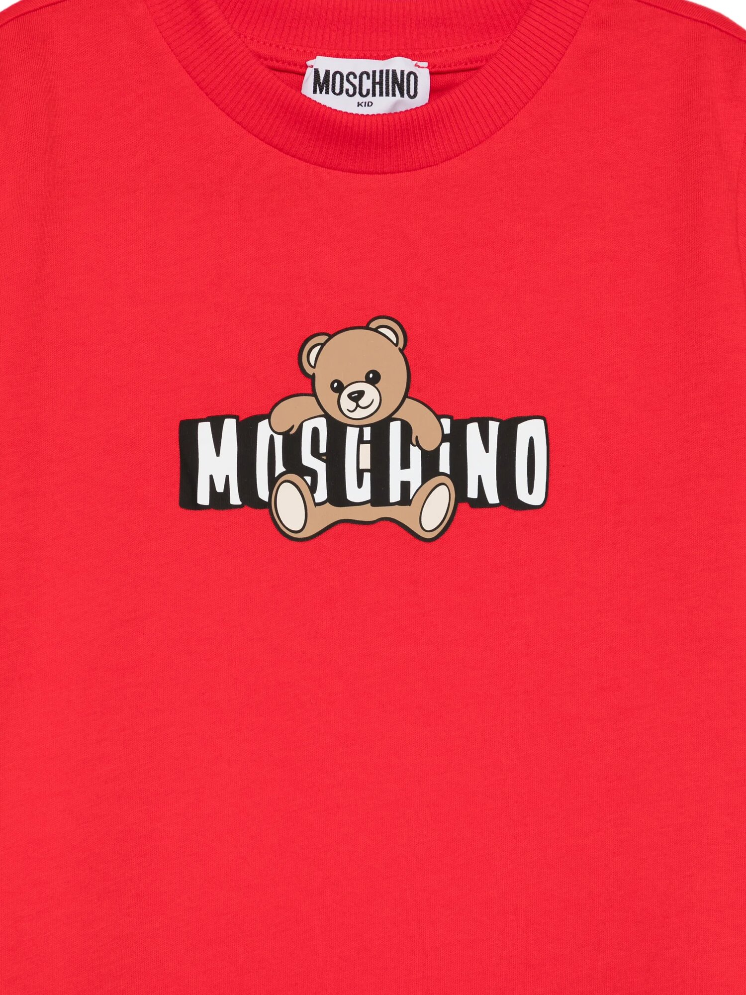 Футболка MOSCHINO Teddy, размер 116, красный — фото 1