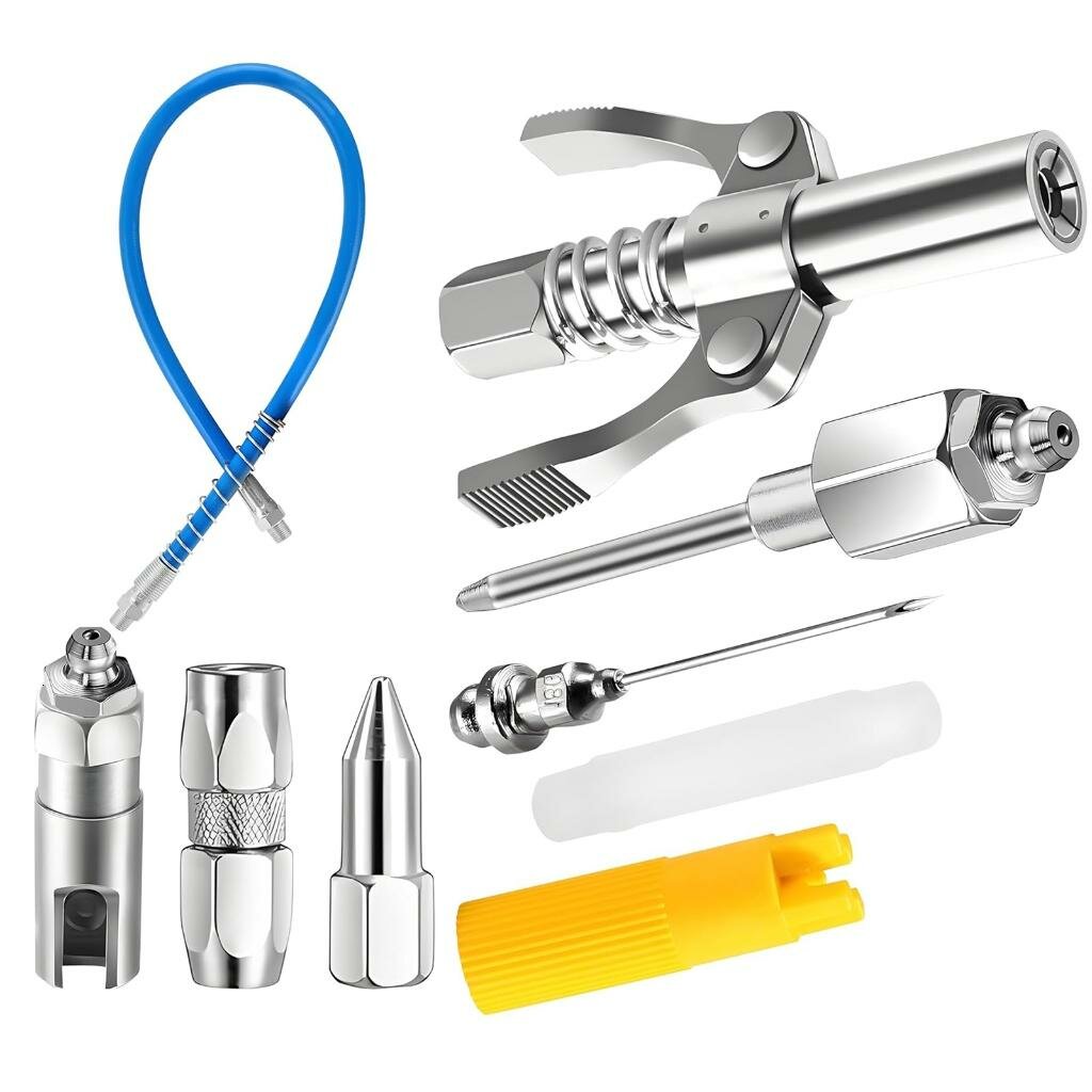 Набор смазочных штуцеров с игольчатым наконечником под 90°