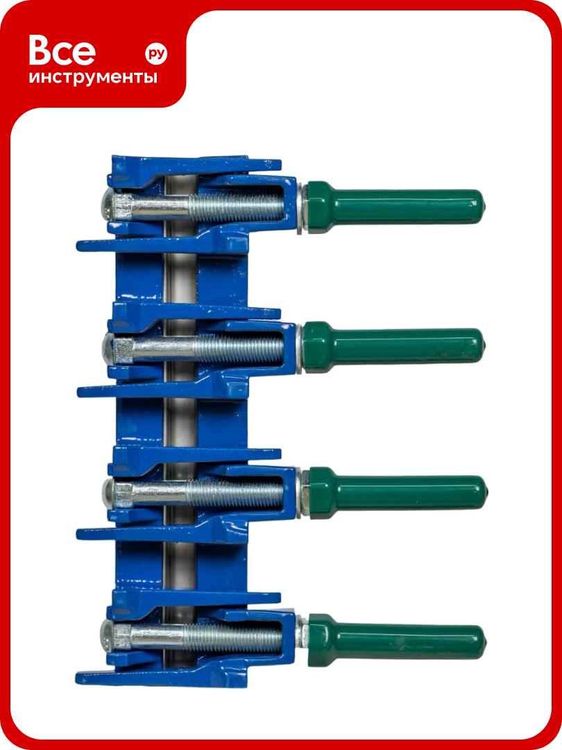 Хомут ремонтный нержавеющий с чугунным замком RUTEMPO Ду 80 (98-108) L=300 РА-0120701