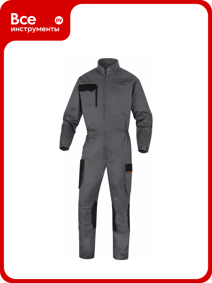 Комбинезон рабочий Delta Plus MACH2 цвет серый/оранжевый, размер L M2CO3GOGT