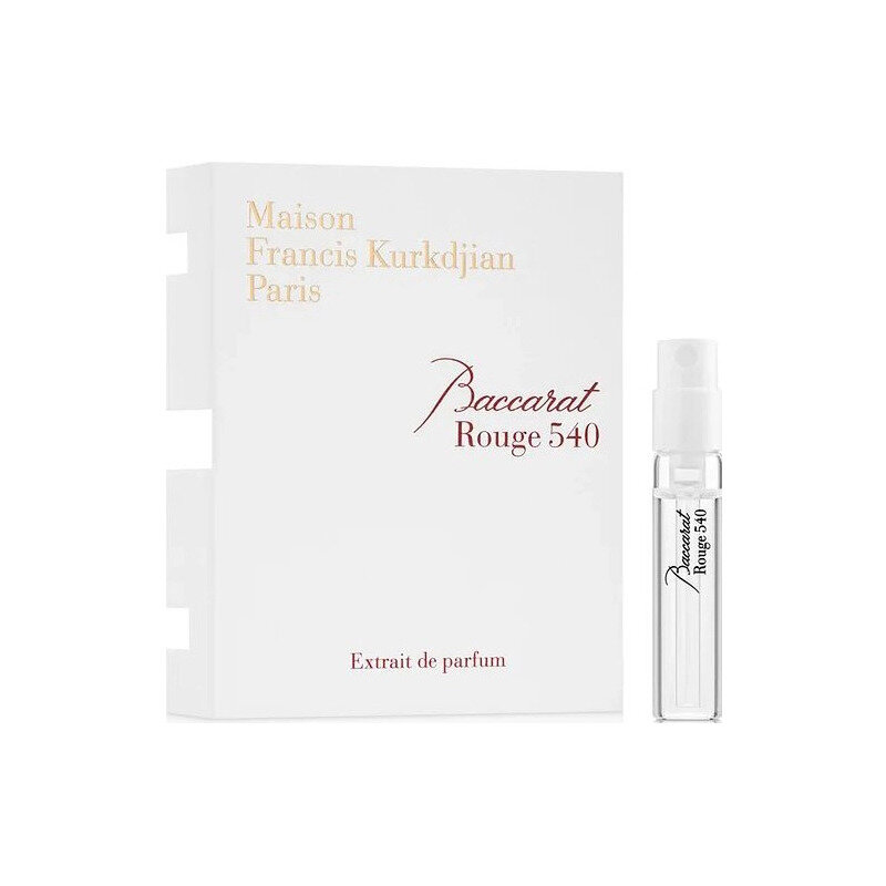 Духи Maison Francis Kurkdjian Baccarat Rouge 540 Extrait De Parfum миниатюра 2 мл / Пробник духов Мейсон Франсис Куркджан Баккара Руж 540 Экстракт