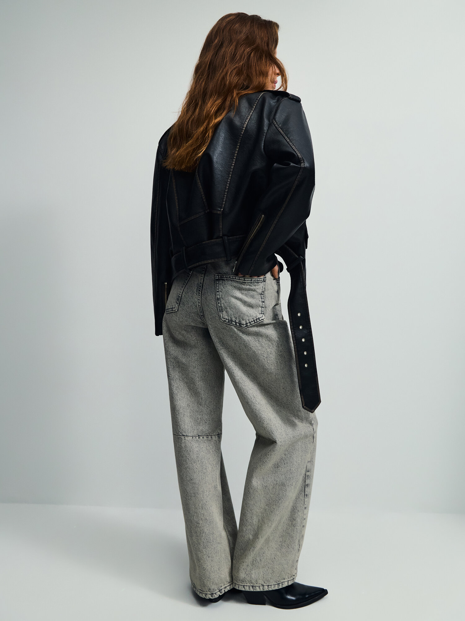 Джинсы широкие 