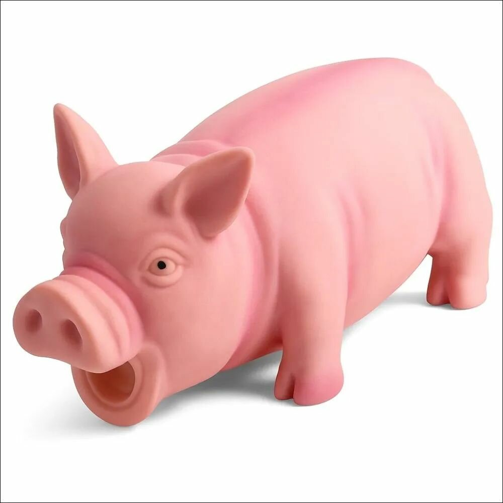 Игрушка для собак из латекса "Поросенок хрюкающий",160мм 1 штука