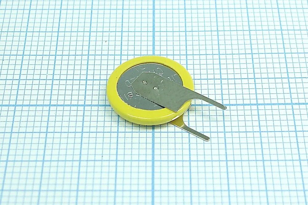 Батарейка биос (CMOS) CR1220 3V 40mAh 2 прямых контакта под пайку