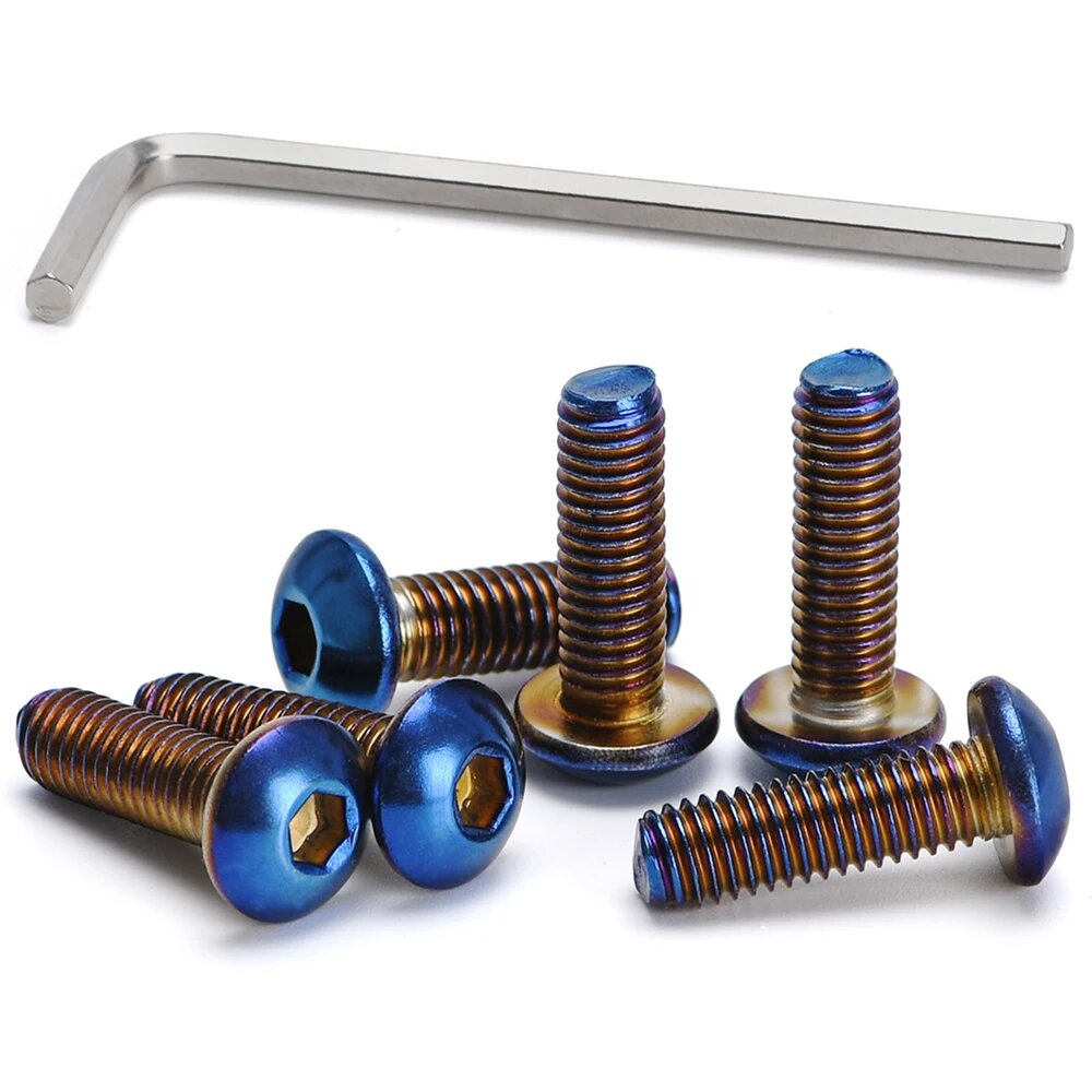 6 Шт. Титановые Болты Для Рулевого Колеса TYPE 2