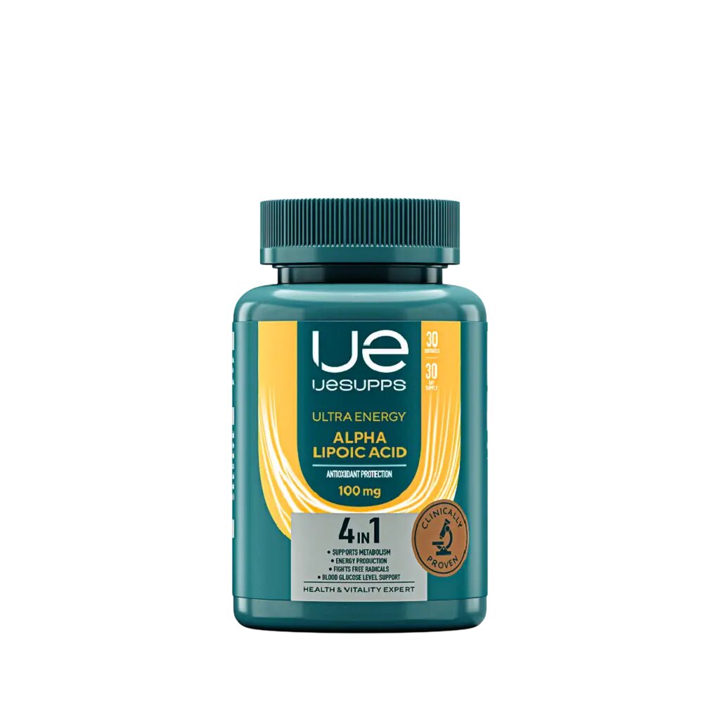 Уесаппс Ультра Энерджи Альфа-липоевая кислота/UESUPPS Ultra Energy Alpha Lipoic Acid капсулы массой 750 мг 30 шт