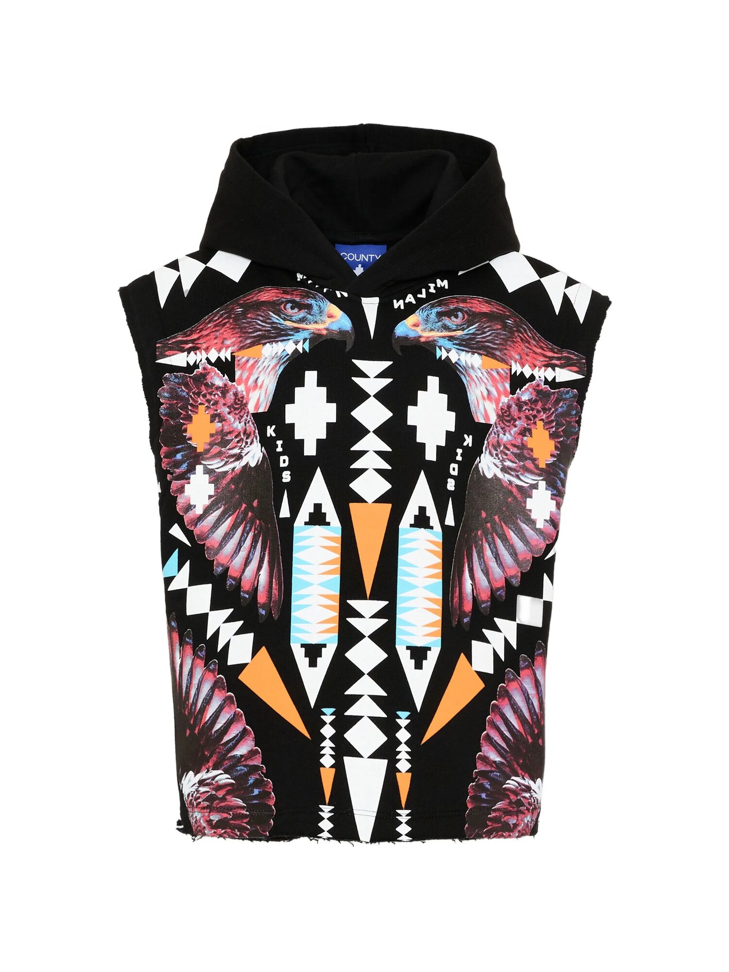 Топ MARCELO BURLON, размер 6 лет, черный