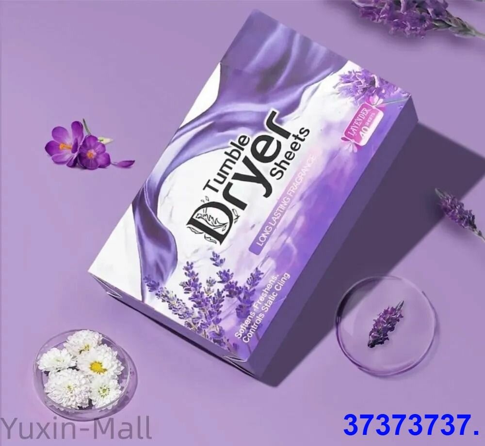 Салфетки для белья в сушильную машину/ безмятежная лаванда