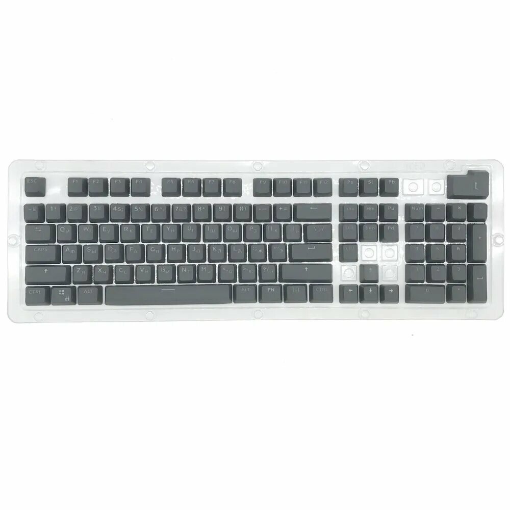 104 клавиши PBT Keycaps Double Shot Russian Bearlight Purewriter Keycap для подсветки