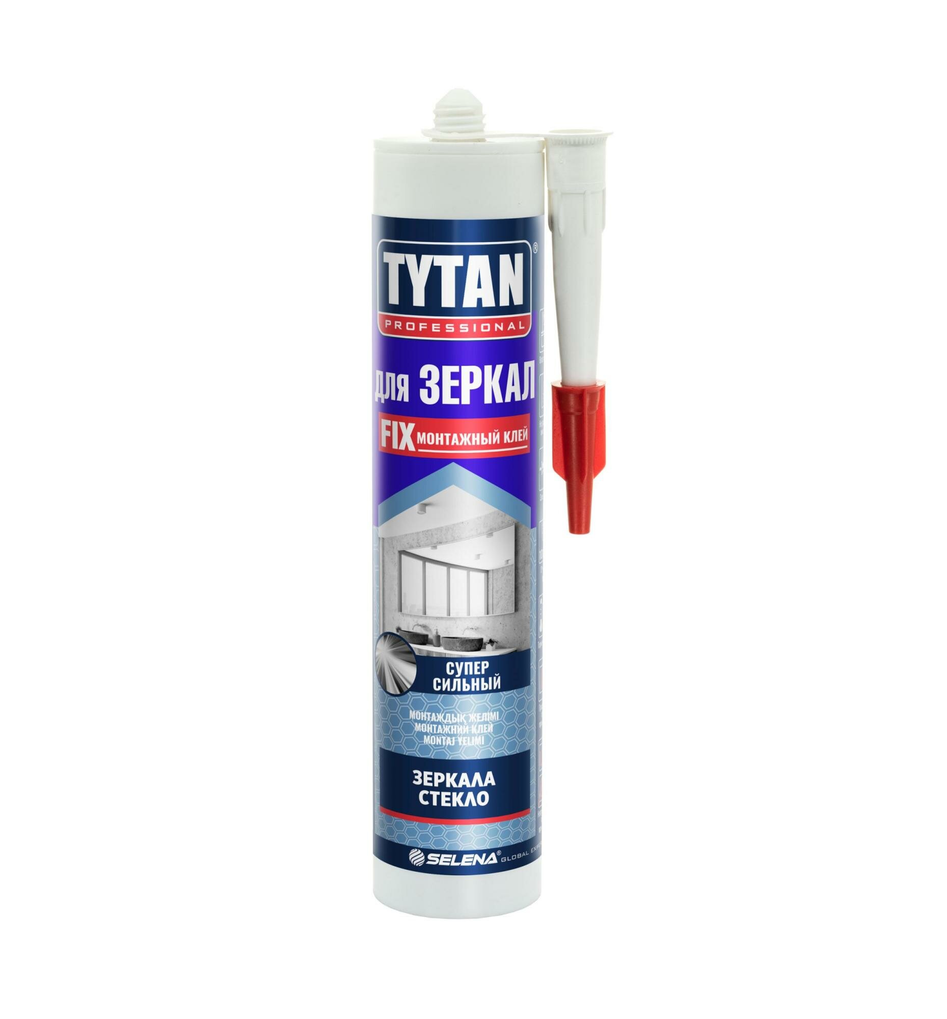 Клей монтажный каучуковый для зеркал Tytan Professional 310мл, бежевый