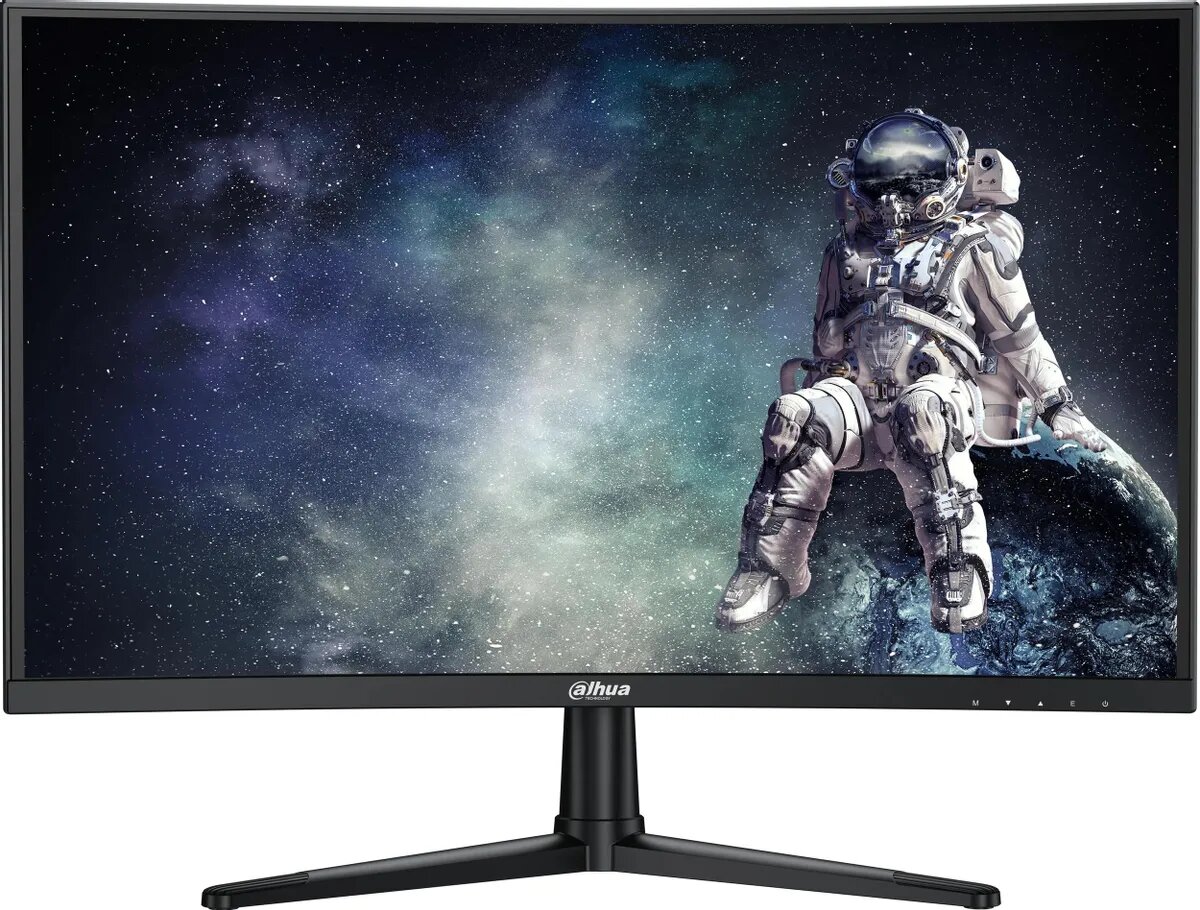 DHI-LM27-E240C / 27" Монитор Dahua DHI-LM27-E240C, 1920x1080, VA, 240Гц, 1хHDMI, 1хDP, изогнут