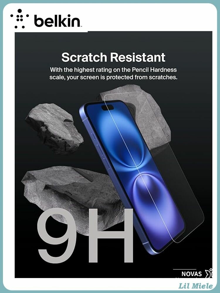 Belkin Screenforce UltraGlass2 Treated Screen Protector для iPhone 16 Pro Max — фото 1