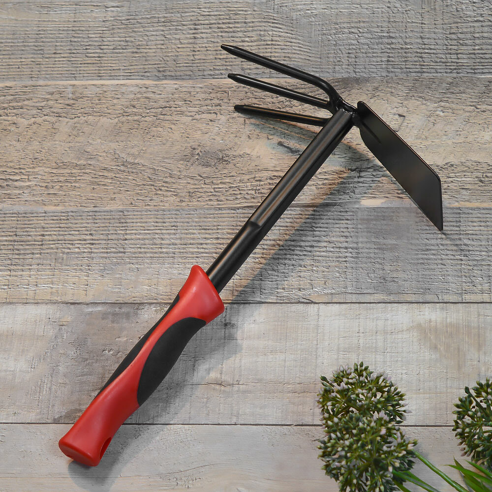 Мотыжка-рыхлитель садовая 30,5х6,3х17,7см, металл, эргономичная ручка