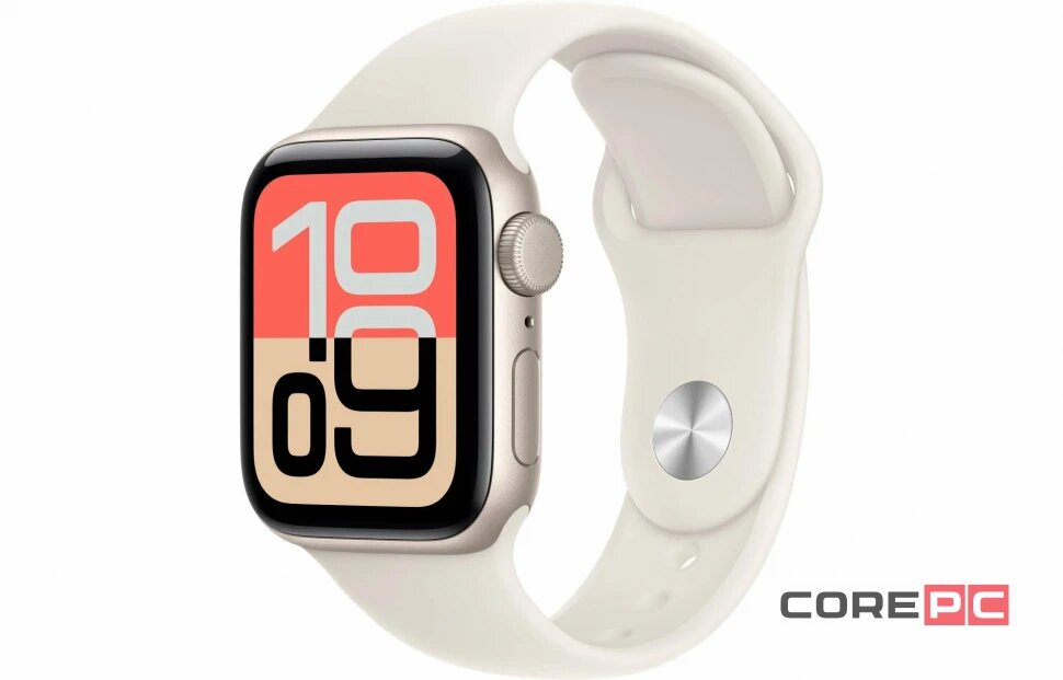 Умные часы Apple Watch SE Gen 3 40mm Starlight Aluminum Case with Starlight Sport Band (S/M)