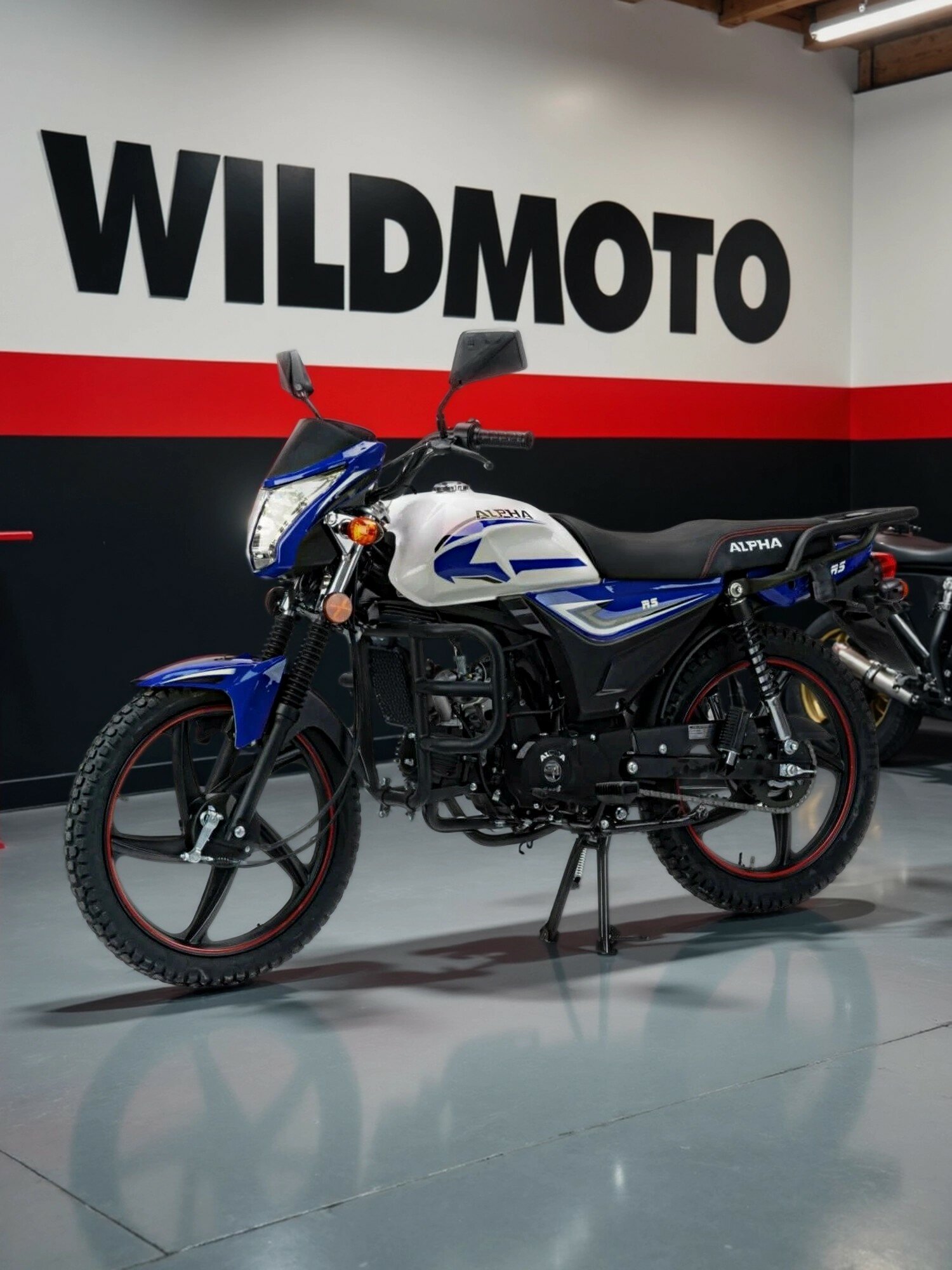 Мотоцикл MotoLand (Мотолэнд) Альфа RS 11 (LM48-B) синий не требует регистрации