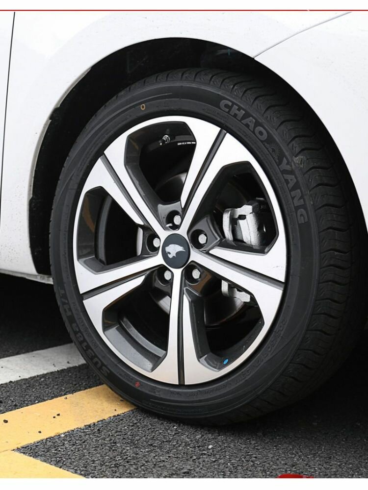 Эмблема Колпачки на литые диски комплект 4 шт Черный