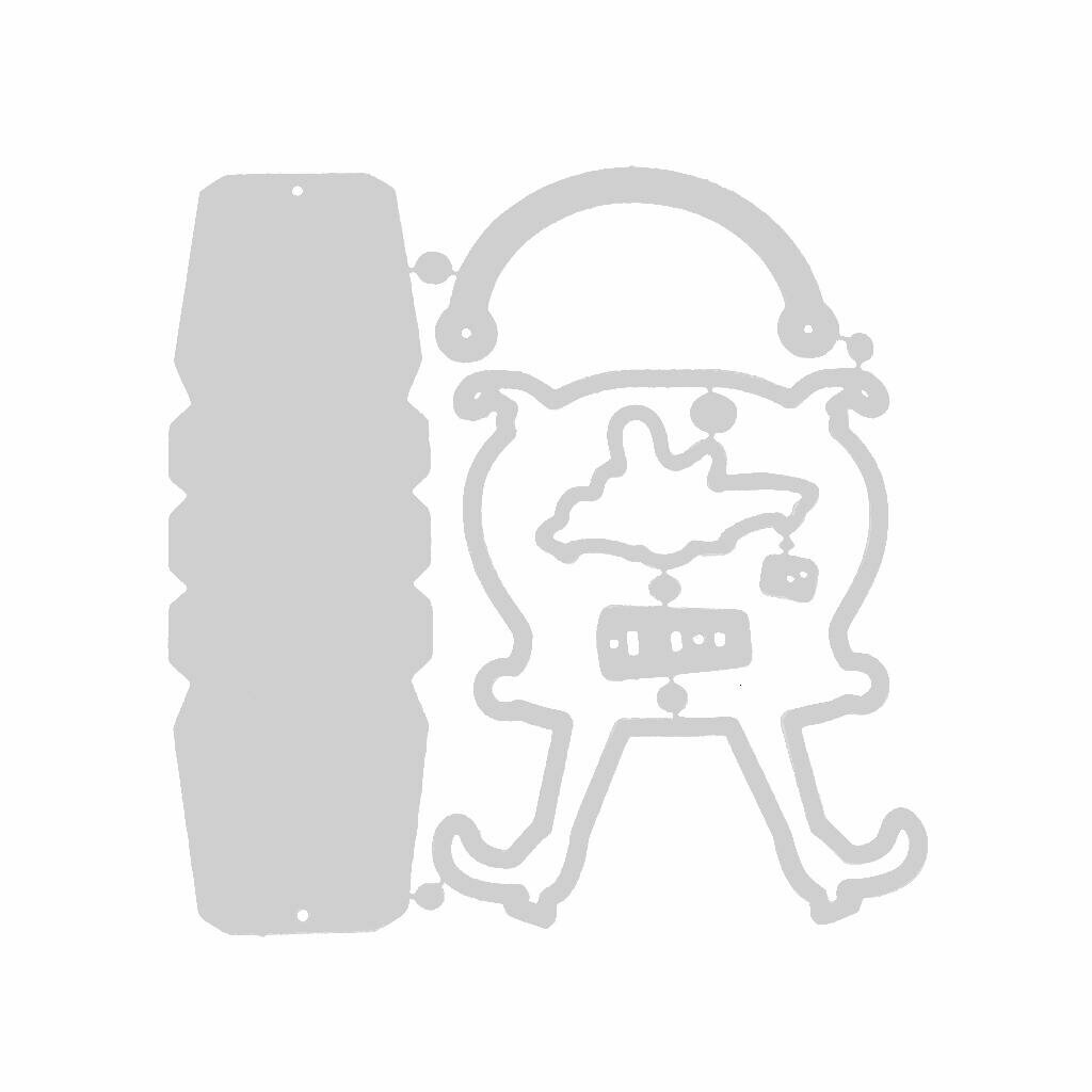 Металлические шаблоны «Ножки ведьмы» для Хэллоуина