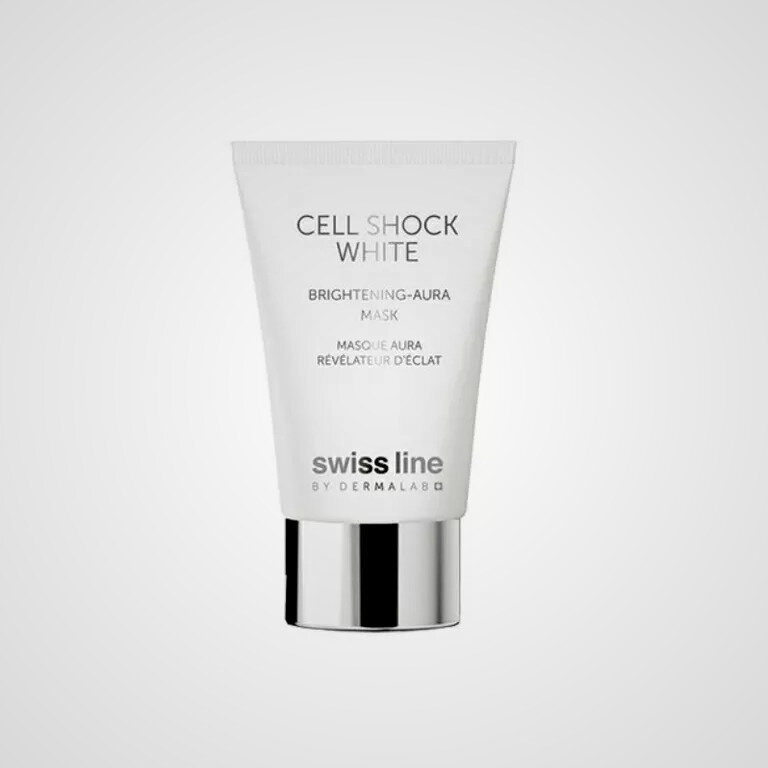 Легкая маска для лица с эффектом сияния 75 мл SWISS LINE Cell Shock White Brightening-Aura Mask Маска 75 мл