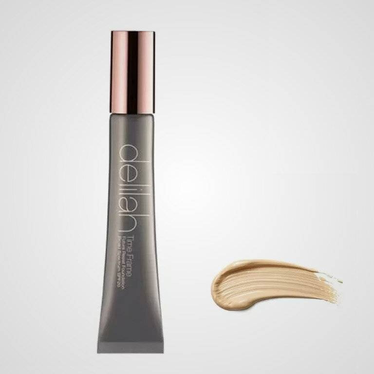 Тональная основа для лица Time Frame Future Resist Foundation SPF 20 Buttermilk 38 мл DELILAH Time Frame Future Resist Foundation SPF 20 Buttermilk Тональная основа 38 мл