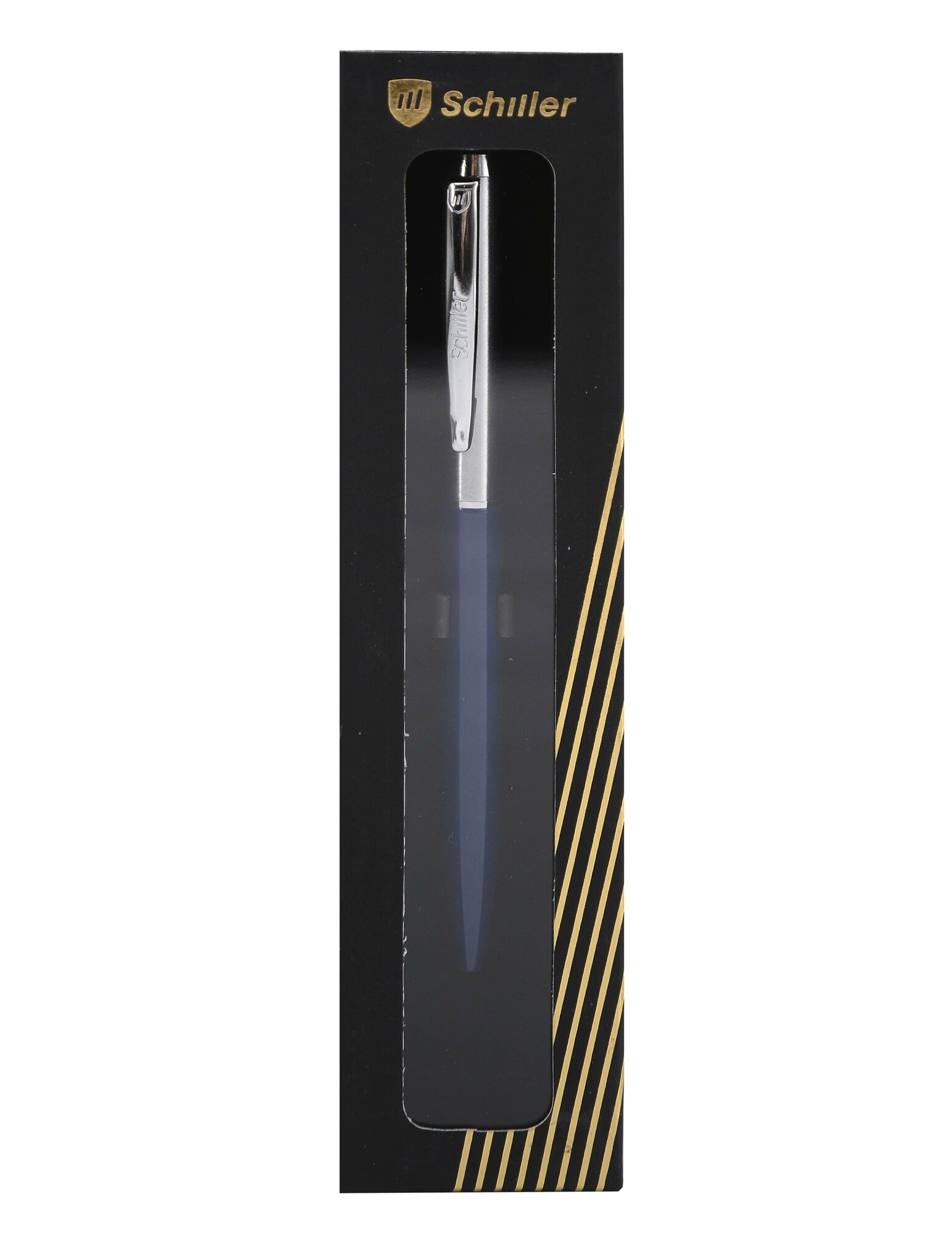 Ручка шариковая "Obscura" темно-синий корпус, Schiller