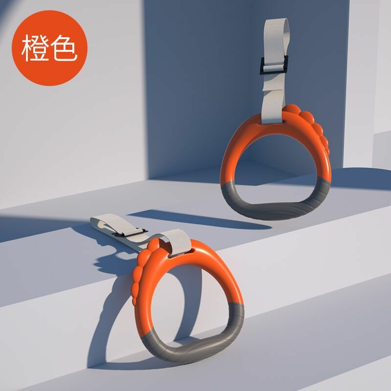 Кольцо для тренировки силы рук для детей, домашнее использование, мультяшное кольцо для растяжки, горизонтальная перекладина для подтягиваний для взрослых