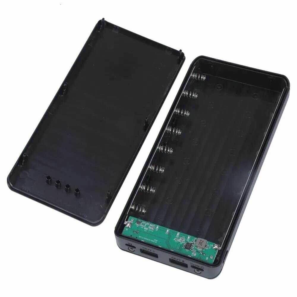 Корпус для Power Bank на 8x 18650, Черный