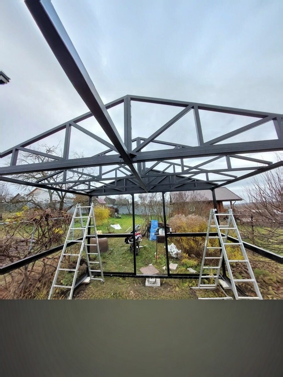 Каркас для беседки 5х4 (только металл)